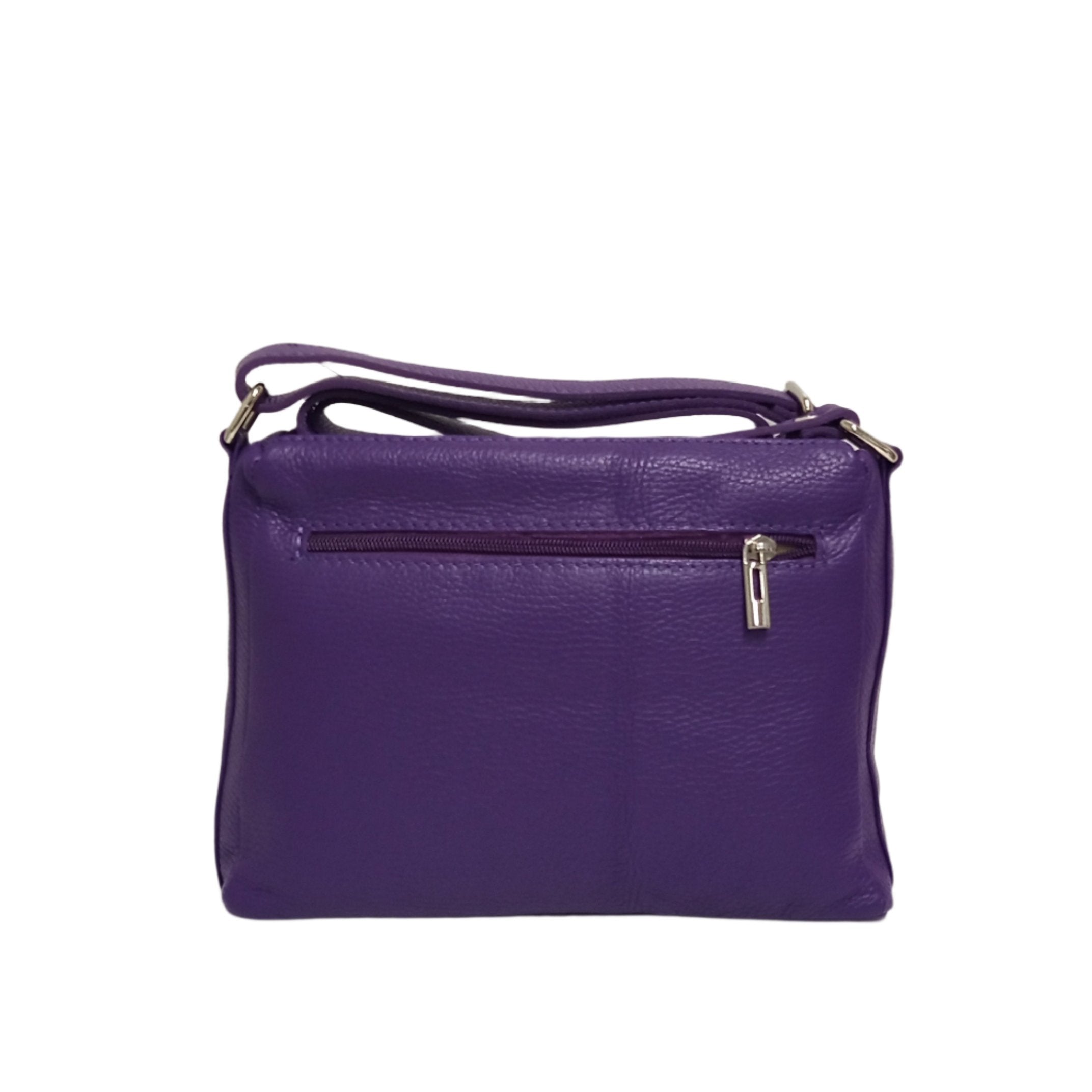 Geanta Piele tip Postas, Model Pretta-145 Indigo