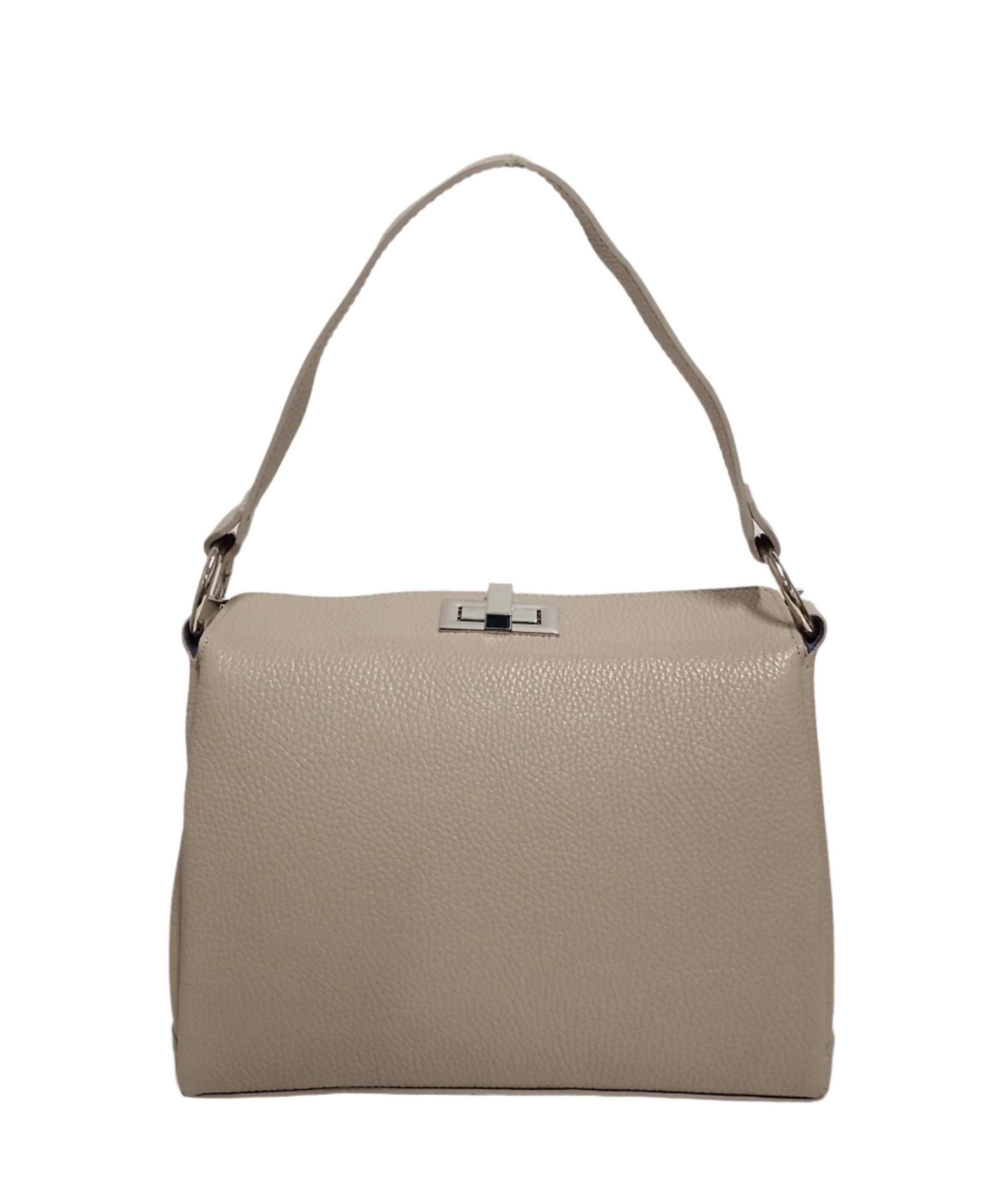 Geanta piele, Model Pretta- 980 Natural Bej