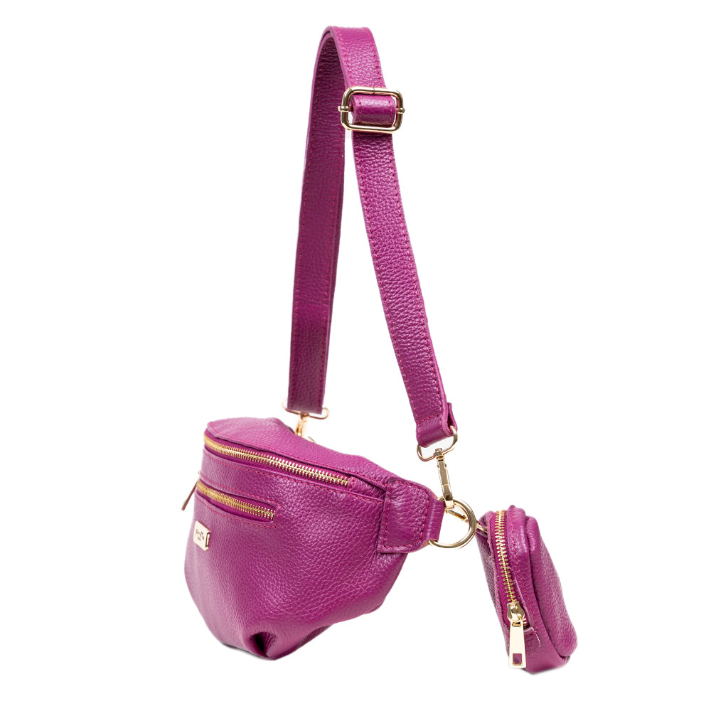 Gentuta Piele, Tip Marsupiu, Model Pretta- 560 Magenta